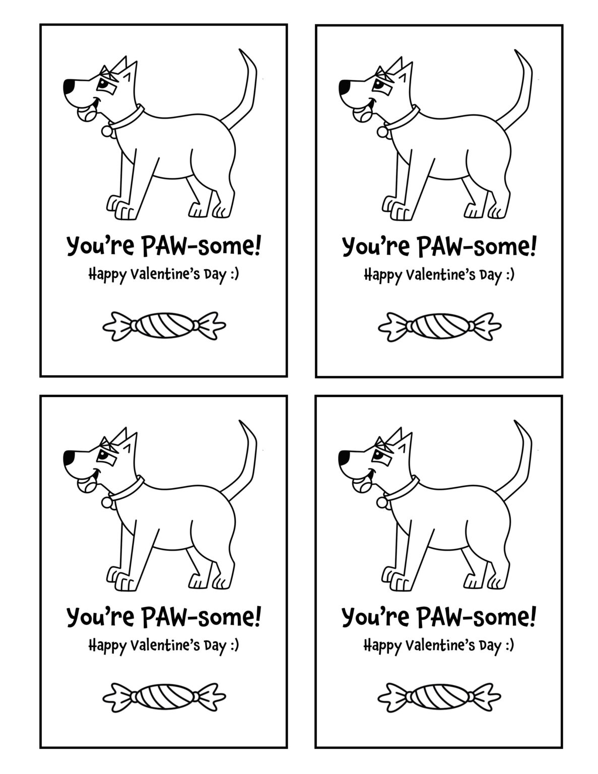 FREE February Worksheets for Preschool! ⋆ The Hollydog Blog