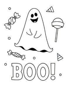 Free & Fun Ghost Coloring Pages for Kids! ⋆ The Hollydog Blog
