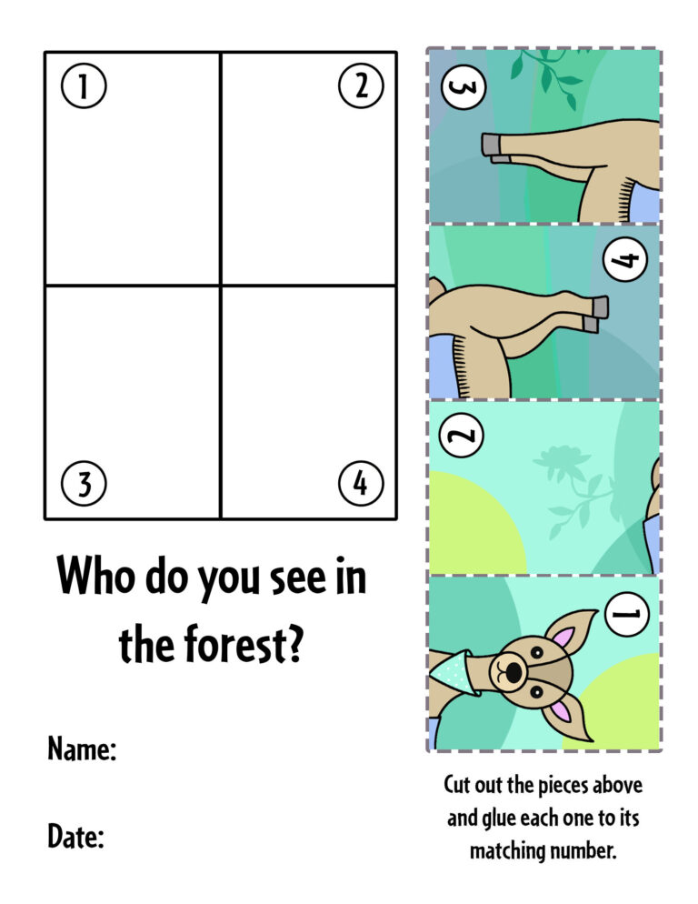 Free Cut & Paste Activities for Preschool: Variety Pack! ⋆ The Hollydog ...