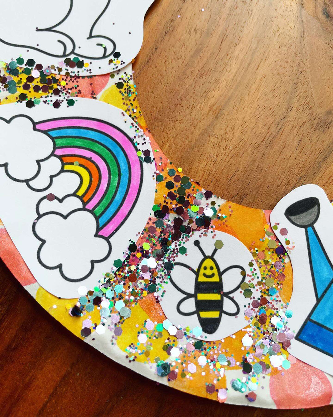 Printable Spring Wreath Craft for Preschool! ⋆ The Hollydog Blog