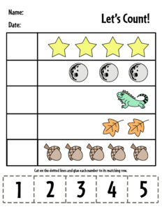 Free Cut & Paste Activities for Preschool: Variety Pack! ⋆ The Hollydog ...