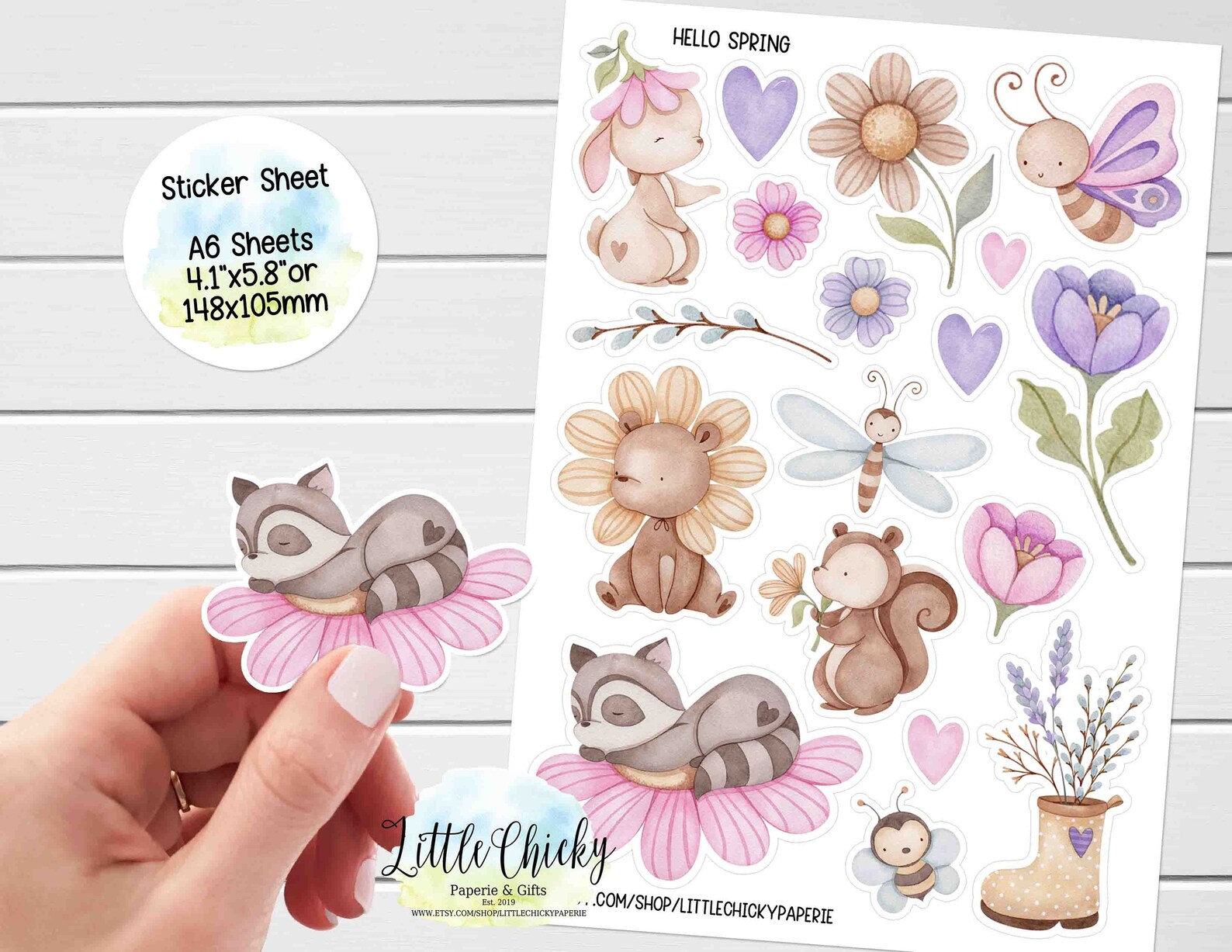 Printable Spring Wreath Craft for Preschool! ⋆ The Hollydog Blog