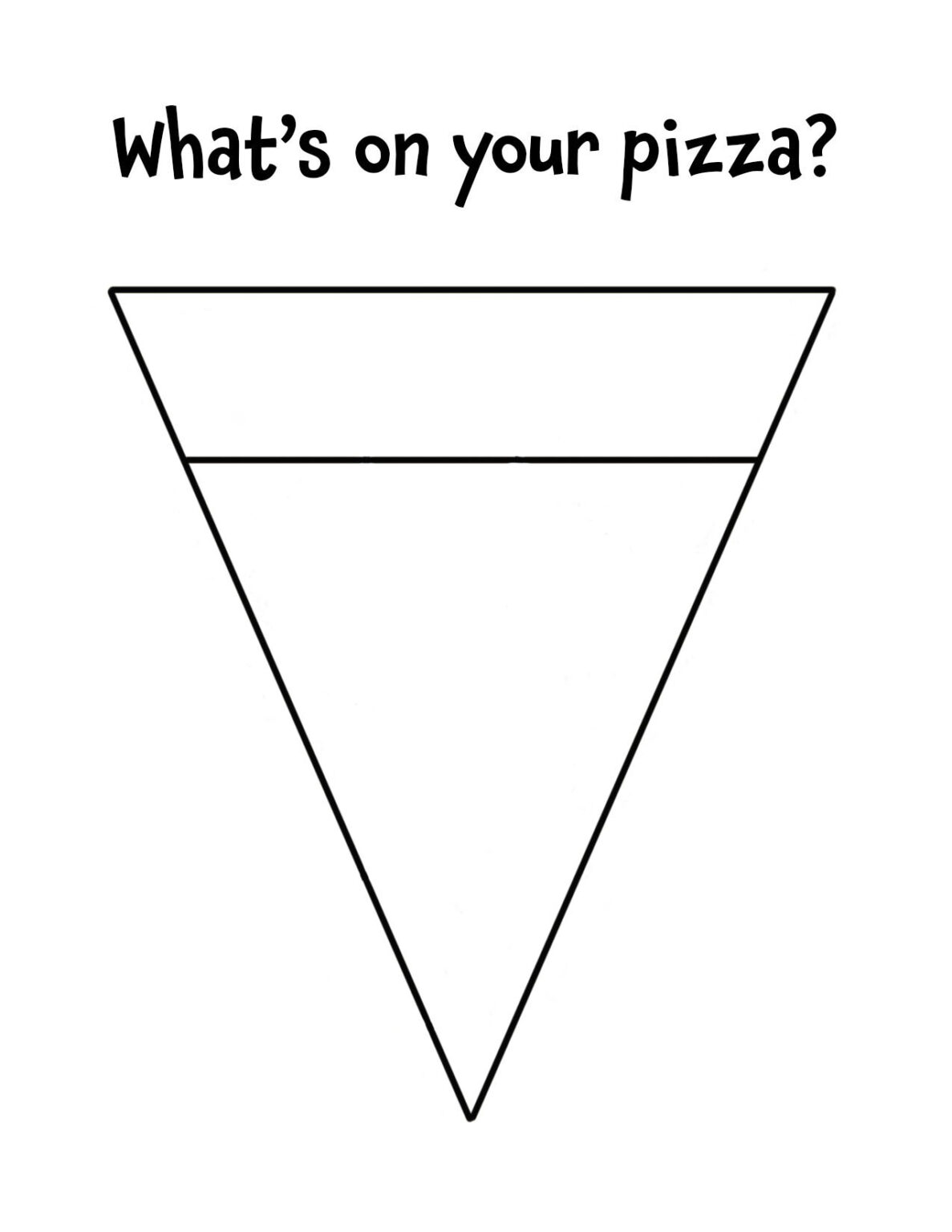 Free Coloring Pages of Pizza! ⋆ The Hollydog Blog