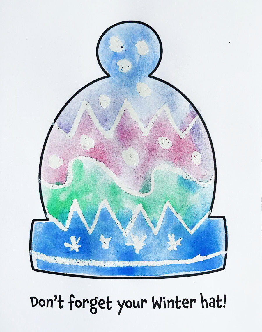 Fun Winter Hat Craft for Preschool! ⋆ The Hollydog Blog