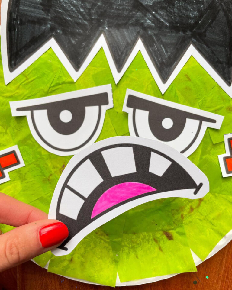 Free Frankenstein Craft for Kids! ⋆ The Hollydog Blog