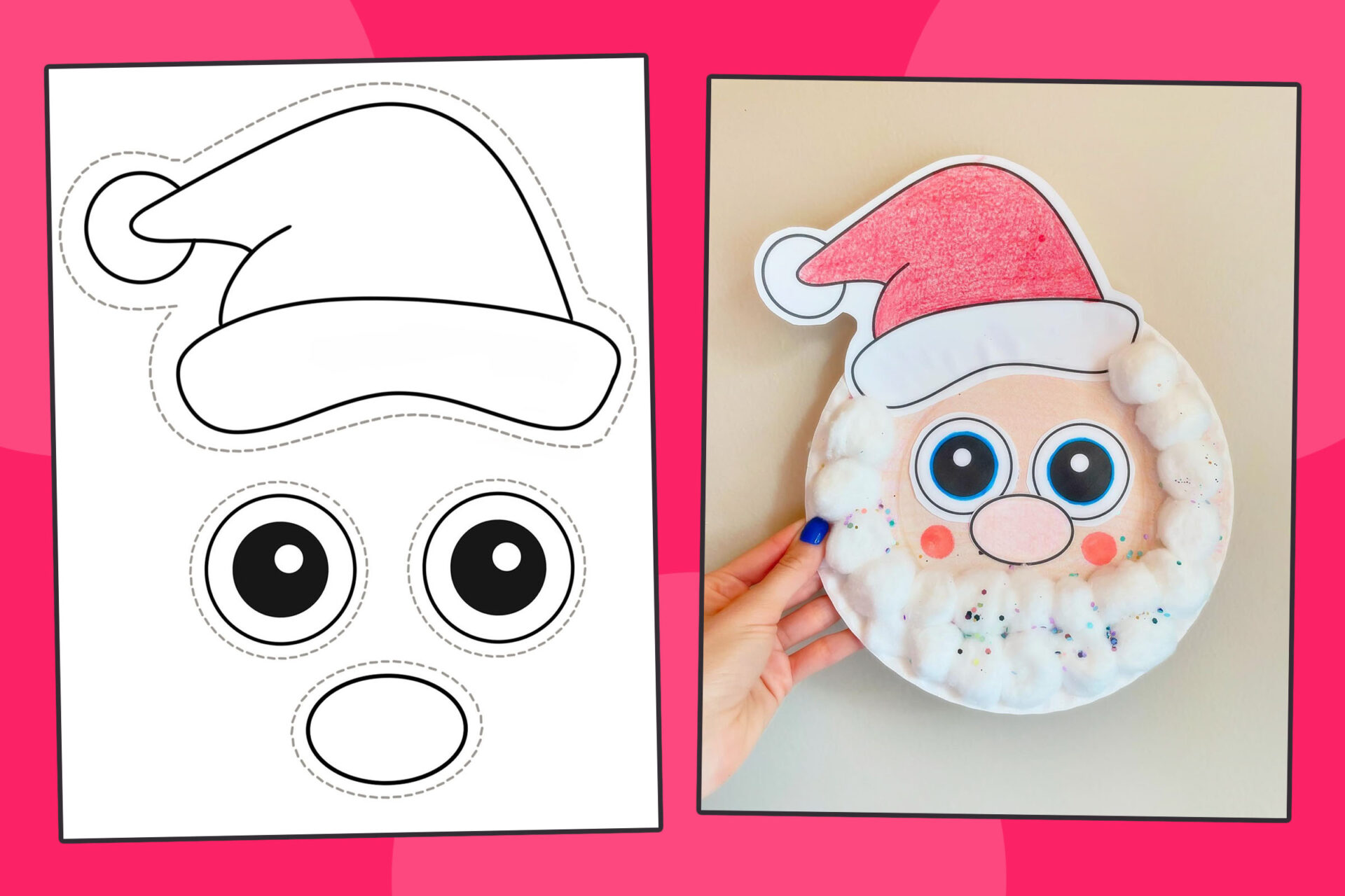 The Best Santa Craft for Preschool! ⋆ The Hollydog Blog
