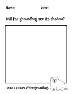 Free Groundhog Day Printables for Preschool! ⋆ The Hollydog Blog