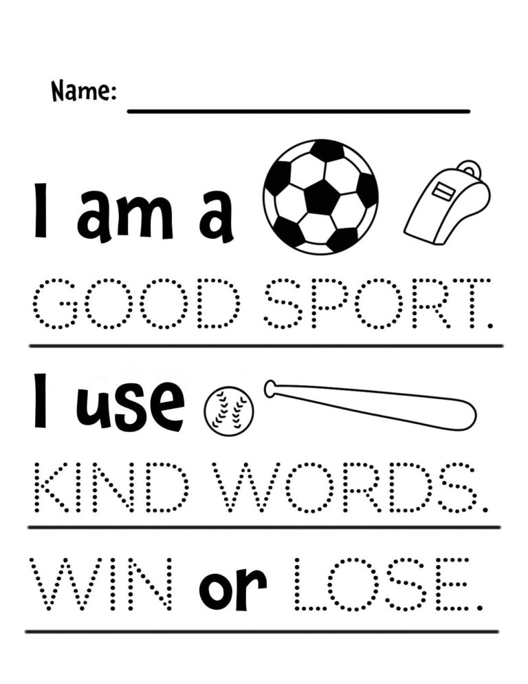 Free Positive Affirmation Tracing Pages for the Classroom! ⋆ The ...