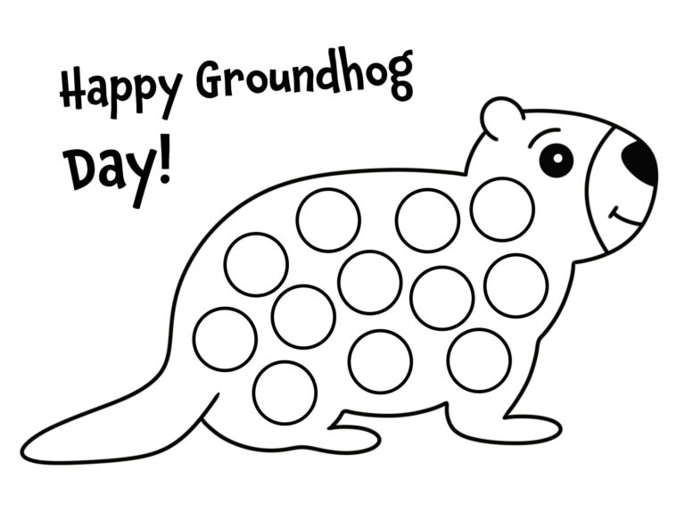 Free Groundhog Day Printables for Preschool! ⋆ The Hollydog Blog