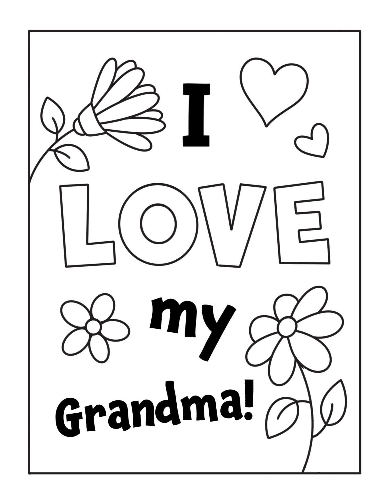 The Best Grandparent's Day Printables! ⋆ The Hollydog Blog