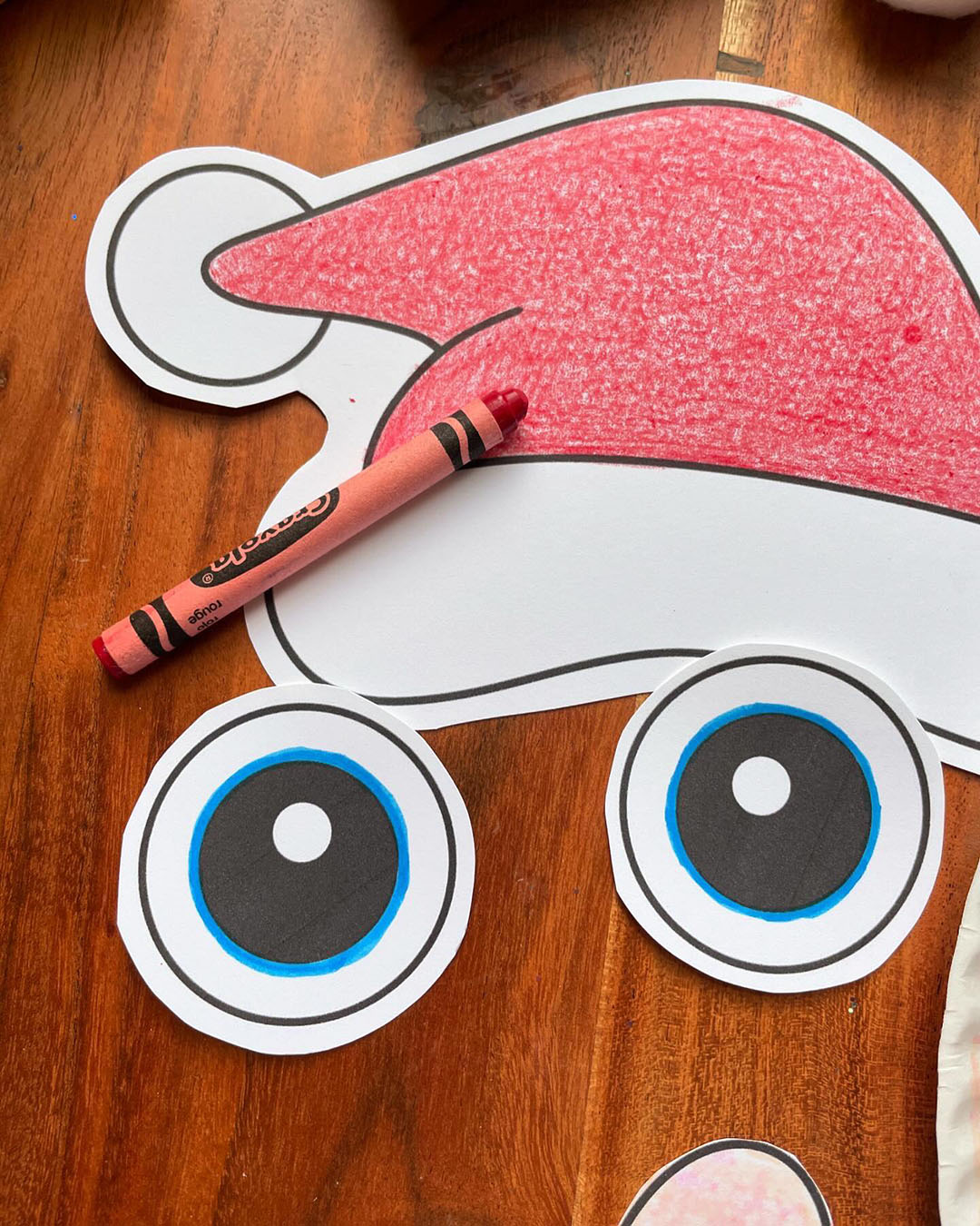 The Best Santa Craft for Preschool! ⋆ The Hollydog Blog