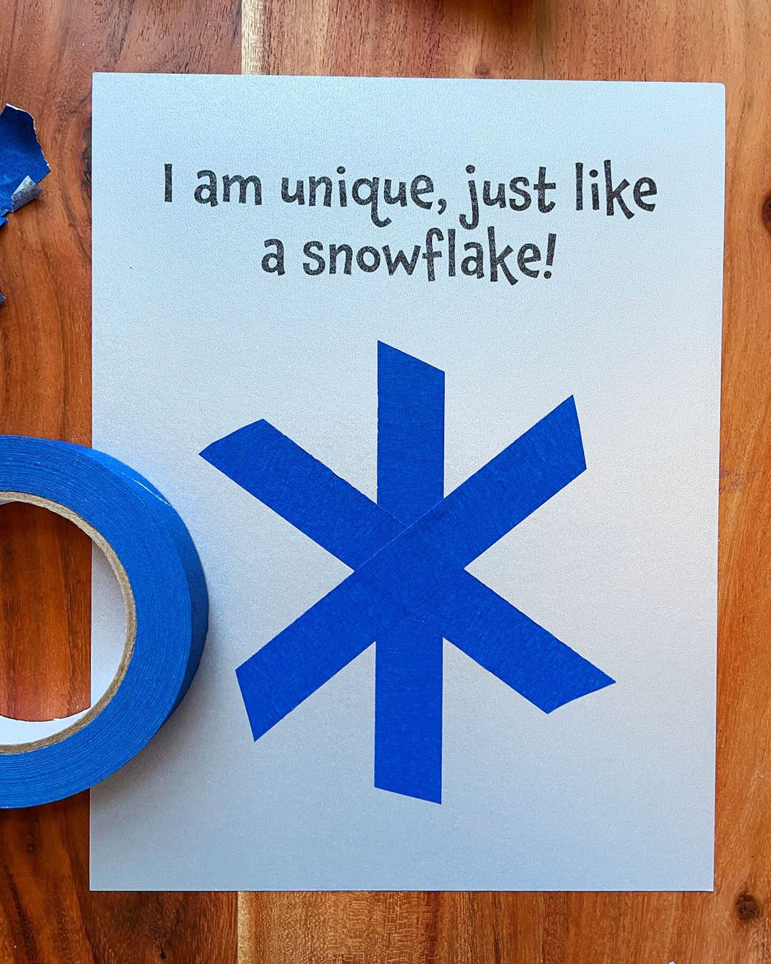 The Best Snowflake Craft for Preschool! ⋆ The Hollydog Blog