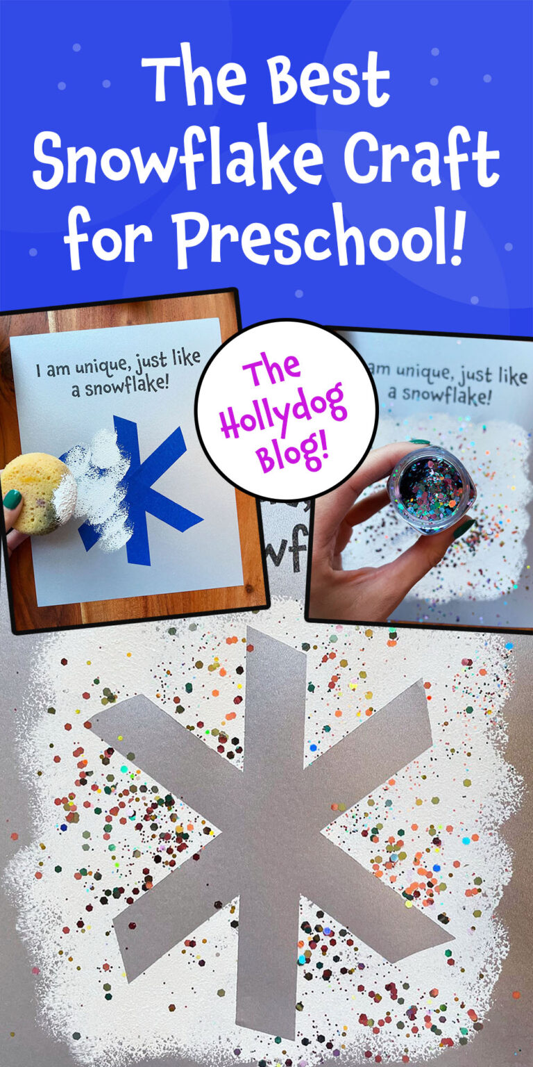 The Best Snowflake Craft for Preschool! ⋆ The Hollydog Blog