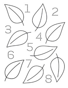 Free Leaf Coloring Pages and Templates of Leaves! ⋆ The Hollydog Blog