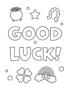 Free St. Patrick's Day Coloring Pages for Kids! ⋆ The Hollydog Blog