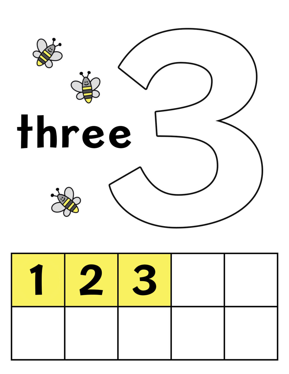 Free & Fun Playdough Mats for Numbers 1-10! ⋆ The Hollydog Blog