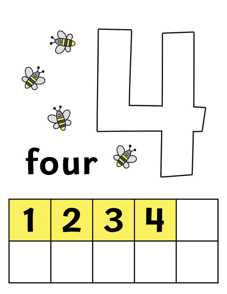 Free & Fun Playdough Mats for Numbers 1-10! ⋆ The Hollydog Blog