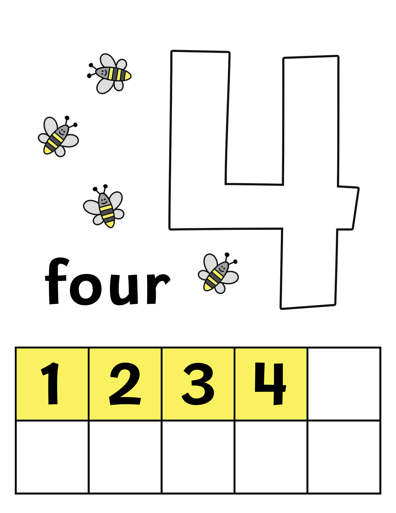 Free & Fun Playdough Mats for Numbers 1-10! ⋆ The Hollydog Blog