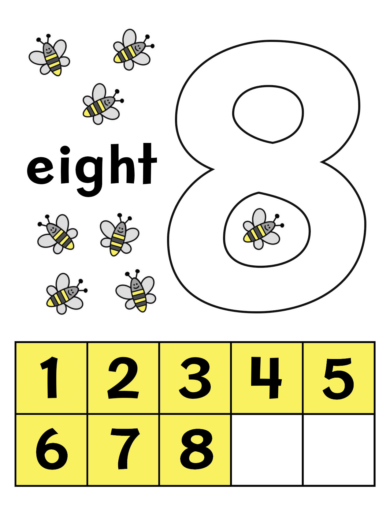 Free & Fun Playdough Mats for Numbers 1-10! ⋆ The Hollydog Blog