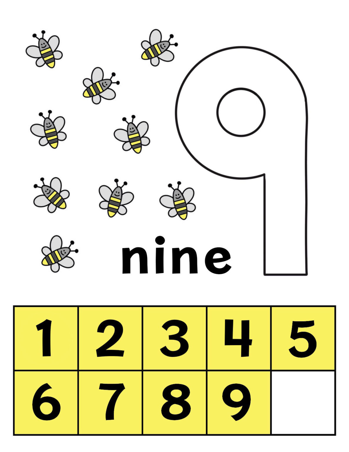 Free & Fun Playdough Mats for Numbers 1-10! ⋆ The Hollydog Blog