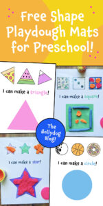 Free Printable Playdough Mats for Learning Shapes! ⋆ The Hollydog Blog