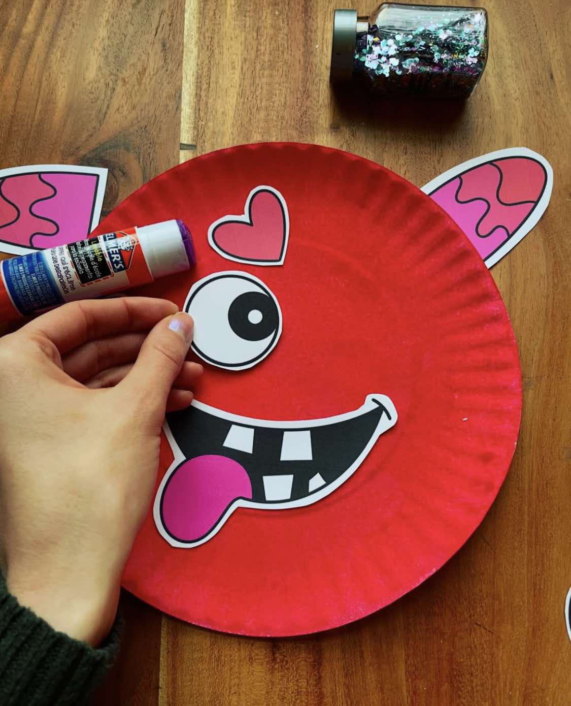 Free Printable Valentine's Monster Craft for Preschool! ⋆ The Hollydog Blog