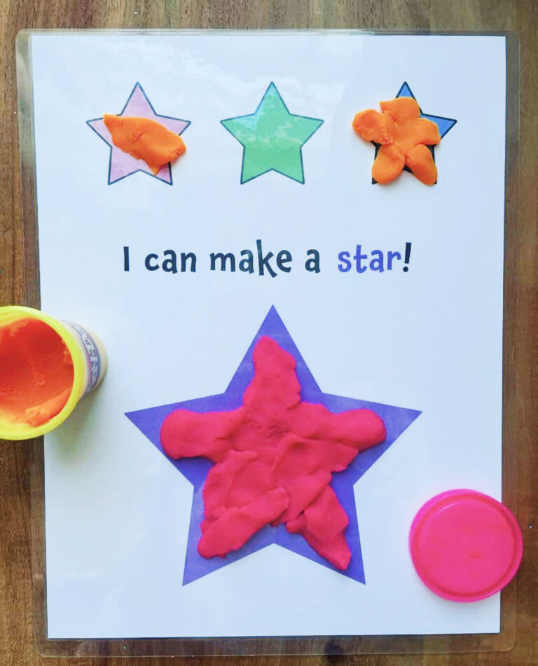 Free Printable Playdough Mats for Learning Shapes! ⋆ The Hollydog Blog
