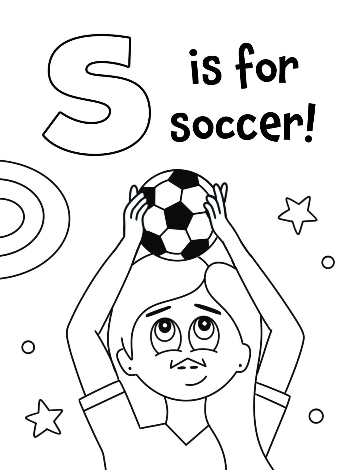 Free Soccer Coloring Pages for Kids! ⋆ The Hollydog Blog