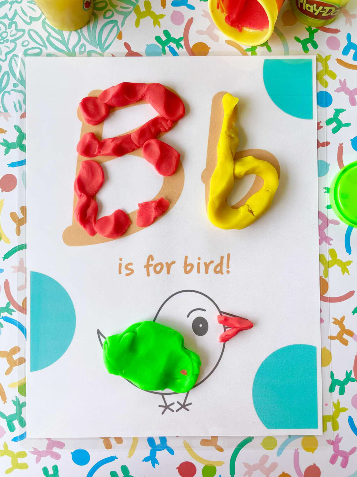 Free Alphabet Playdough Mats for Preschool! ⋆ The Hollydog Blog