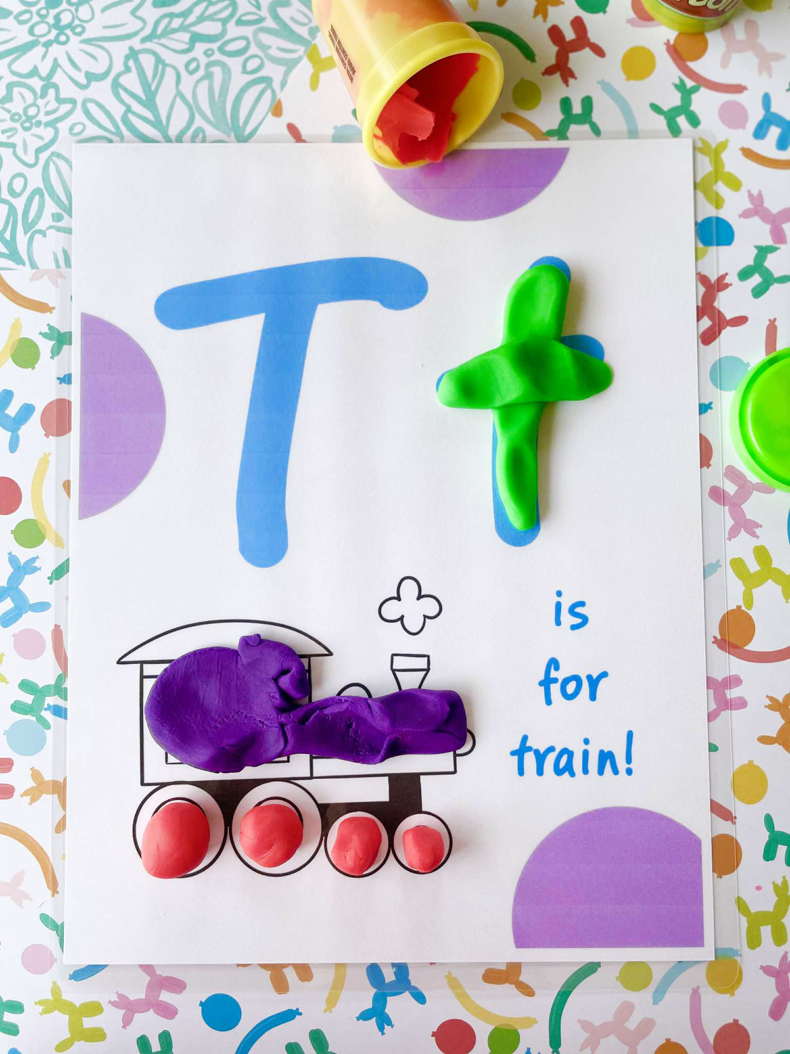 Free Alphabet Playdough Mats for Preschool! ⋆ The Hollydog Blog