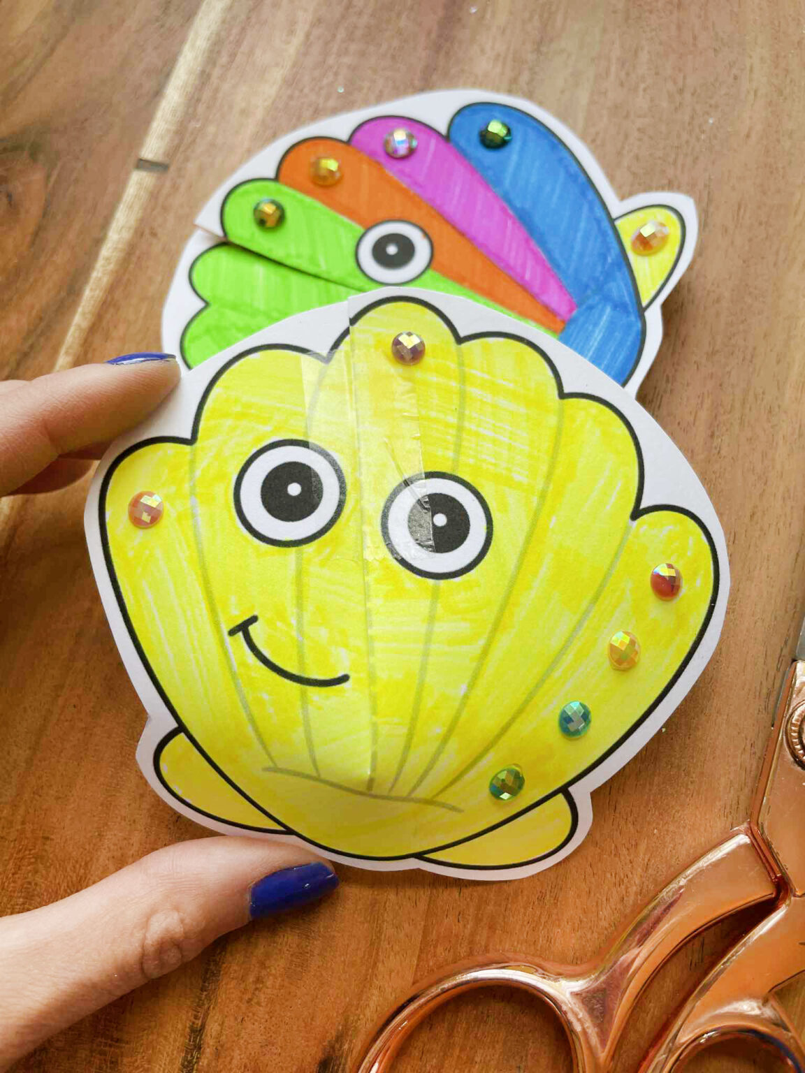 Paper Beach Crafts for Preschool (with free templates!) ⋆ The Hollydog Blog