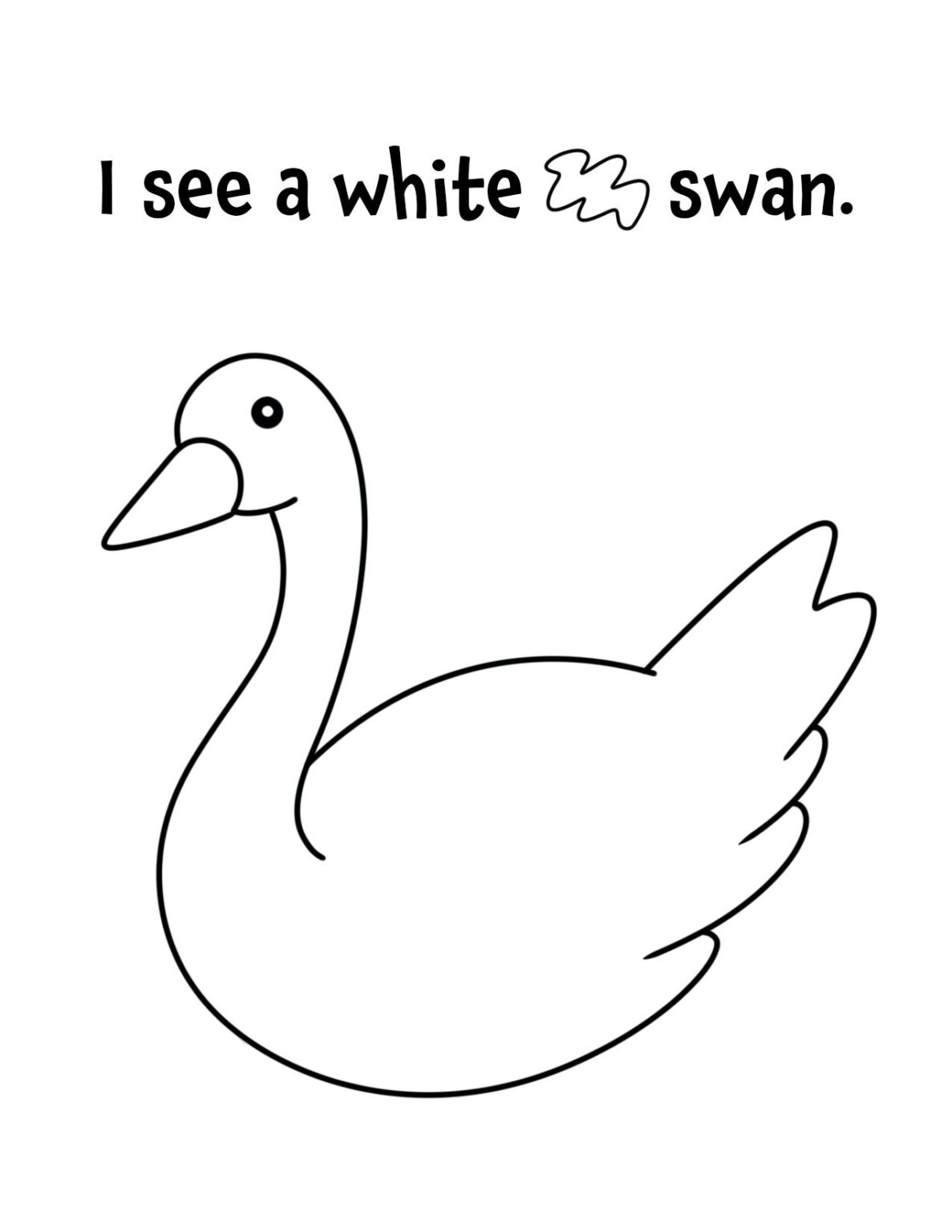 Free White Color Activities and Worksheets for Preschool! ⋆ The ...