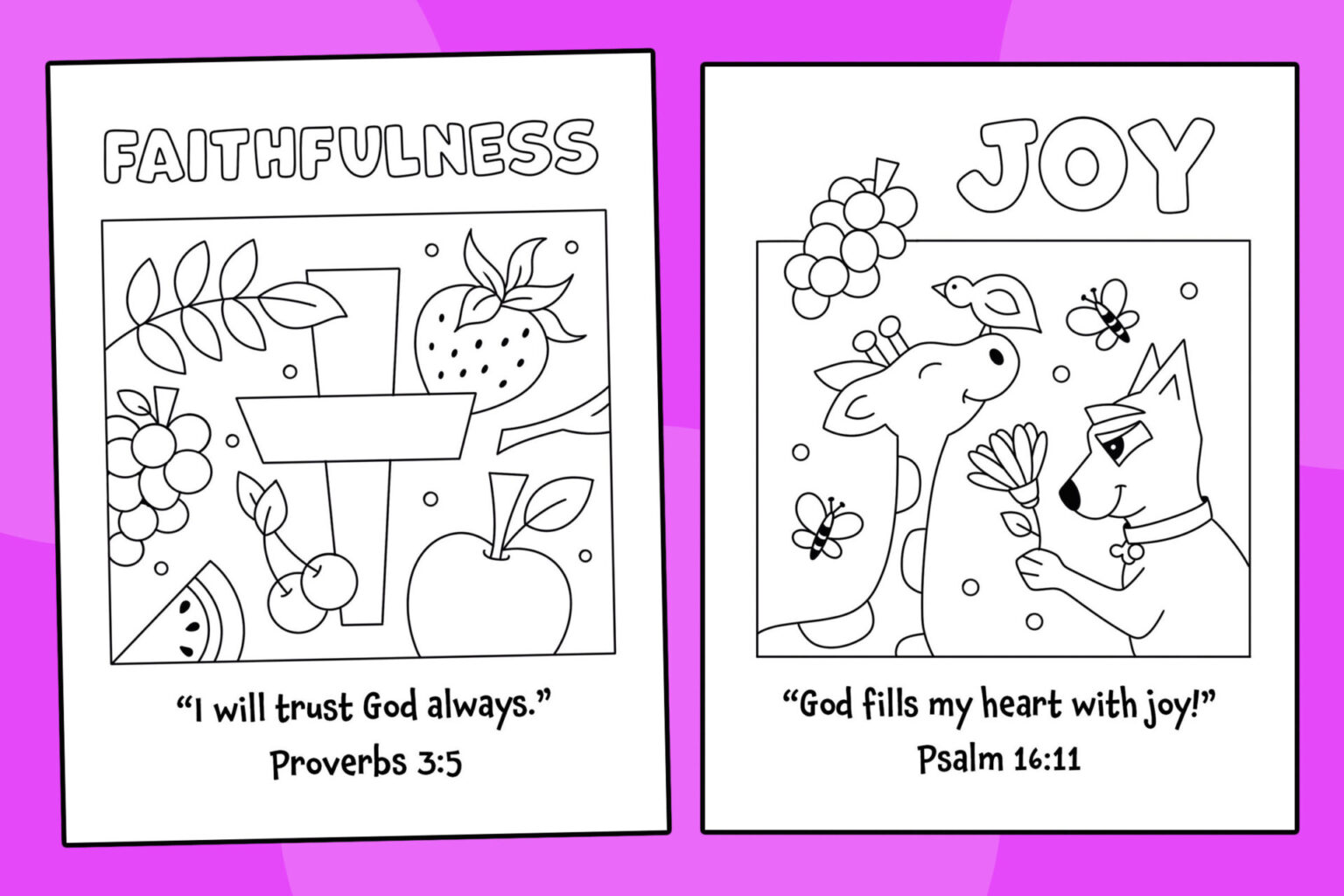 Bible Printables for Preschool ⋆ The Hollydog Blog