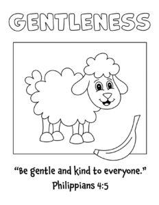 Free Fruit of the Spirit Coloring Pages for Preschool (Printable ...