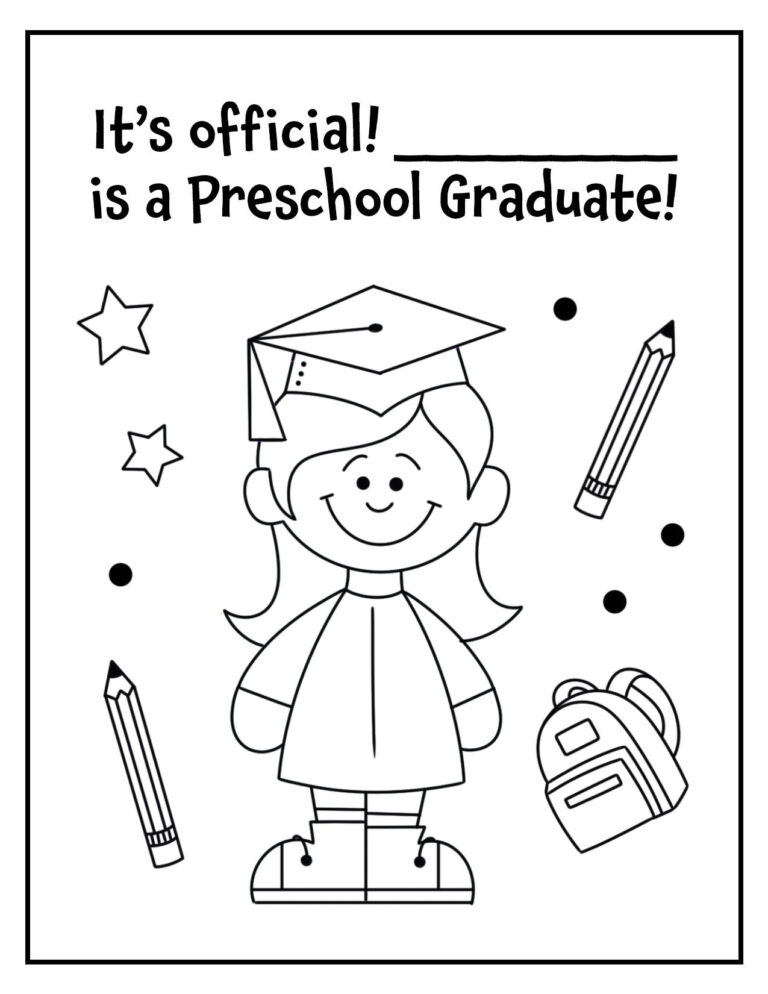 Free Preschool Graduation Printables! ⋆ The Hollydog Blog