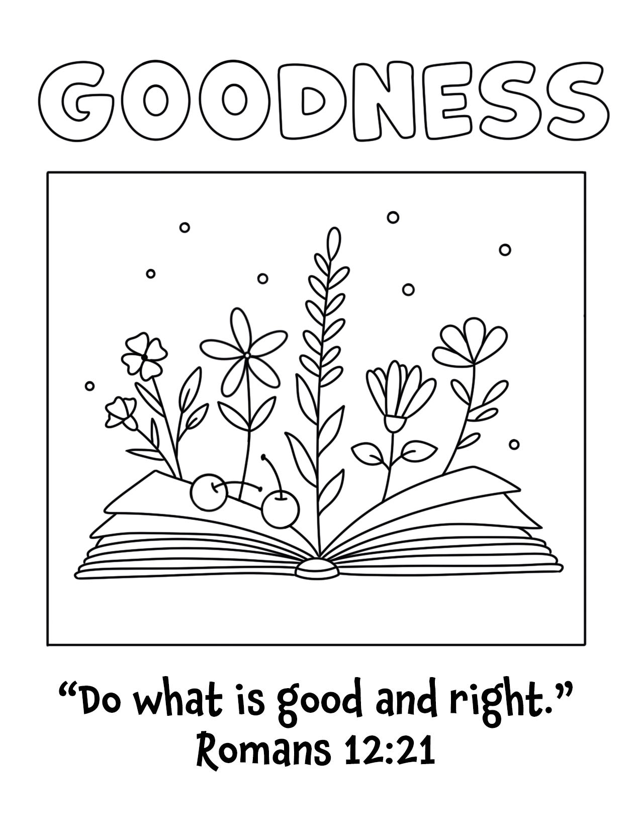 Free Fruit of the Spirit Coloring Pages for Kids! ⋆ The Hollydog Blog