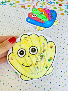 Paper Beach Crafts for Preschool (with free templates!) ⋆ The Hollydog Blog