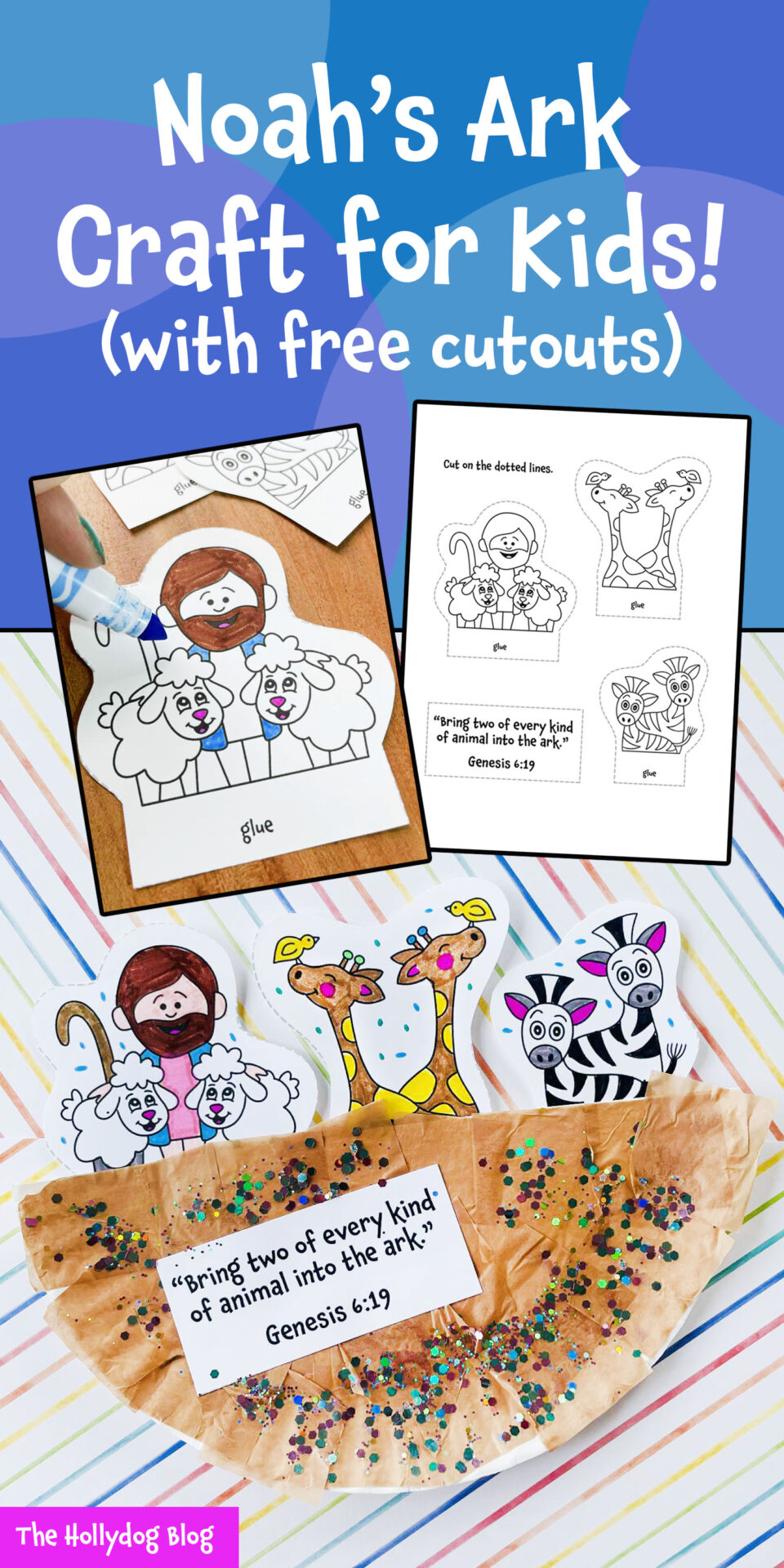 Free Noah's Ark Craft for Kids! ⋆ The Hollydog Blog