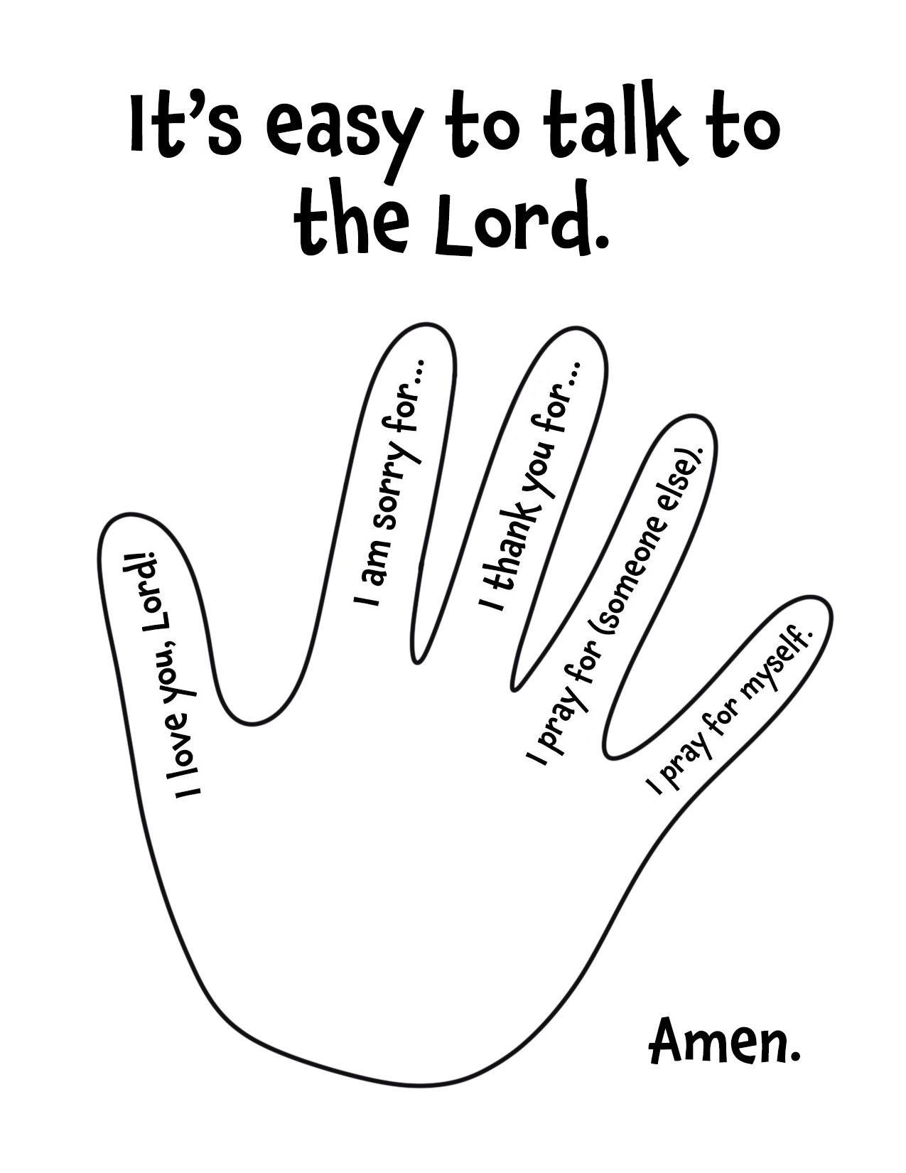 How do I teach my preschooler to pray? With Free Printables! ⋆ The ...