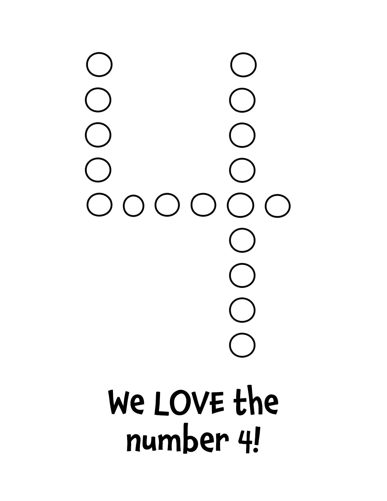 Free Q-Tip Painting Number Templates! ⋆ The Hollydog Blog