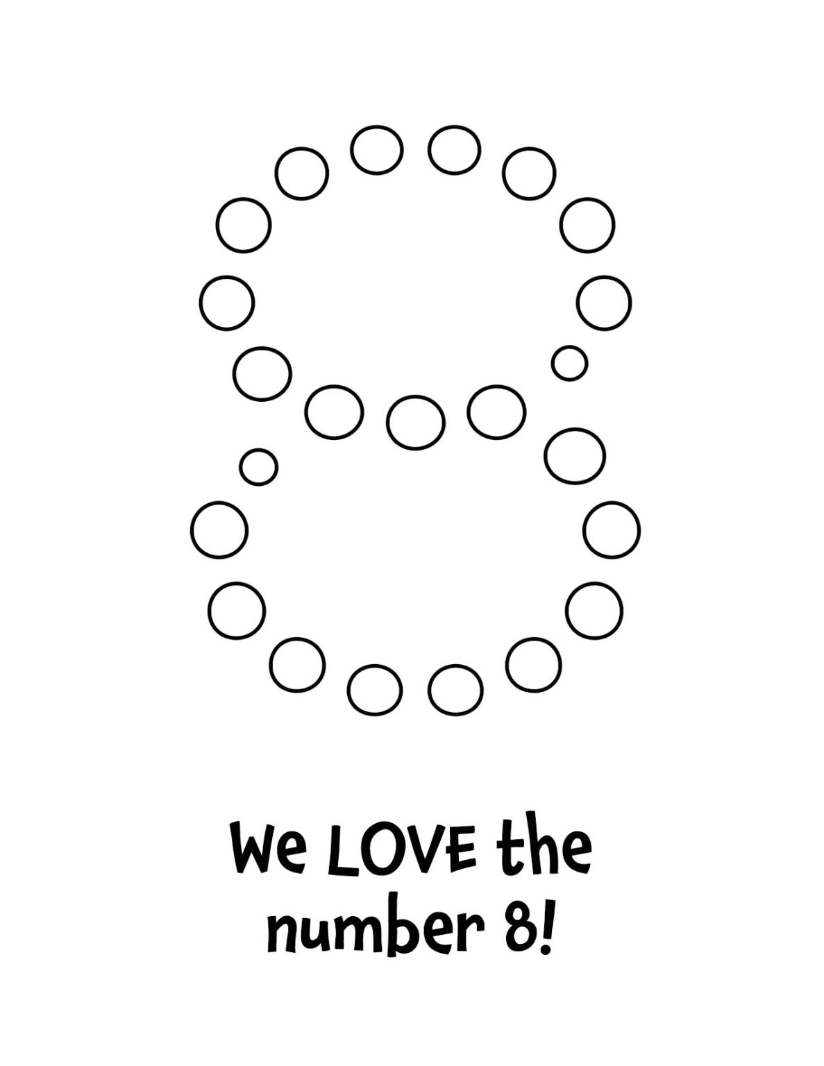 Free Q-Tip Painting Number Templates! ⋆ The Hollydog Blog