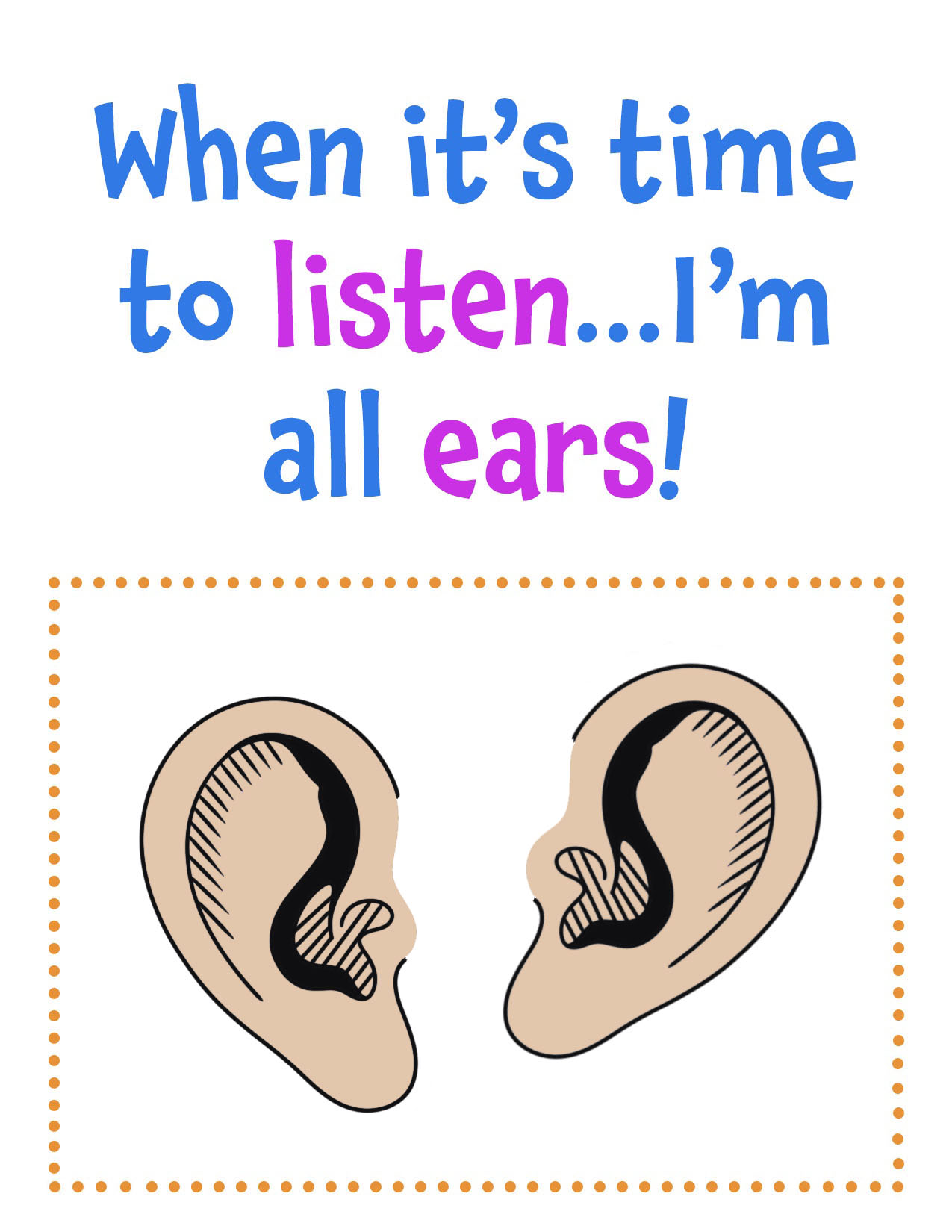 Free Printable Preschool Posters for the Classroom! ⋆ The Hollydog Blog