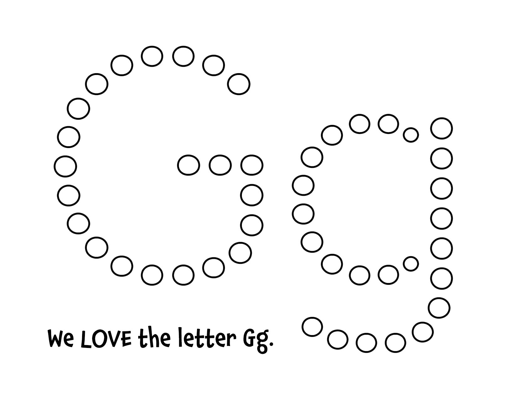 Free Q-Tip Painting Letter Templates! ⋆ The Hollydog Blog