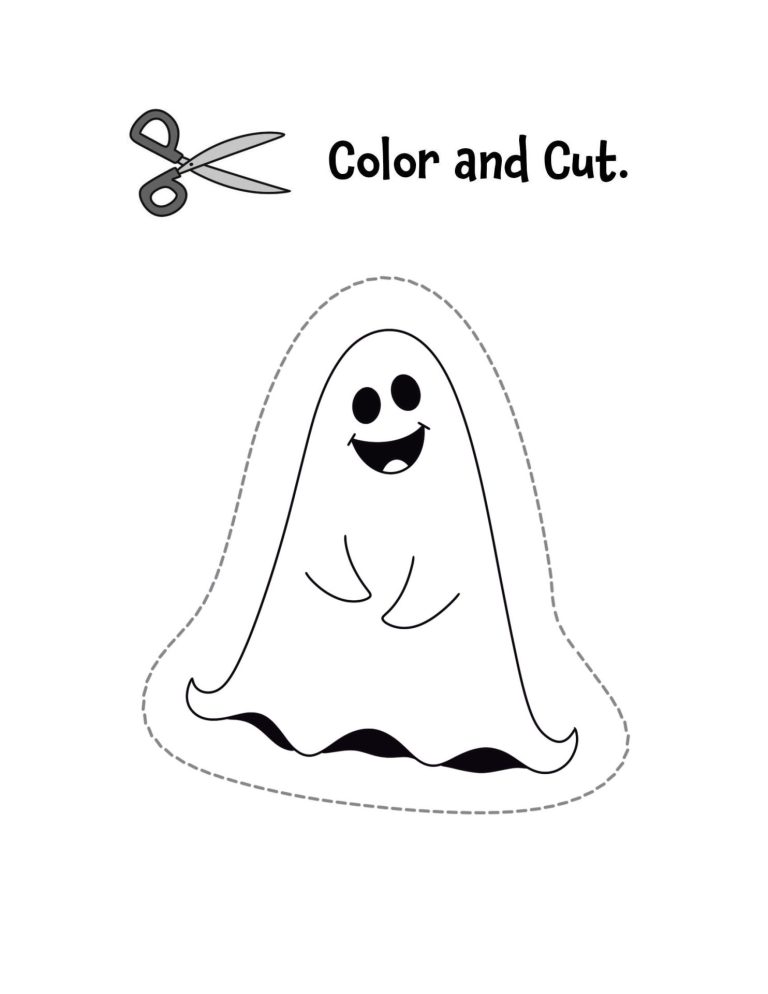 Free Halloween Cutting Practice Worksheets! ⋆ The Hollydog Blog