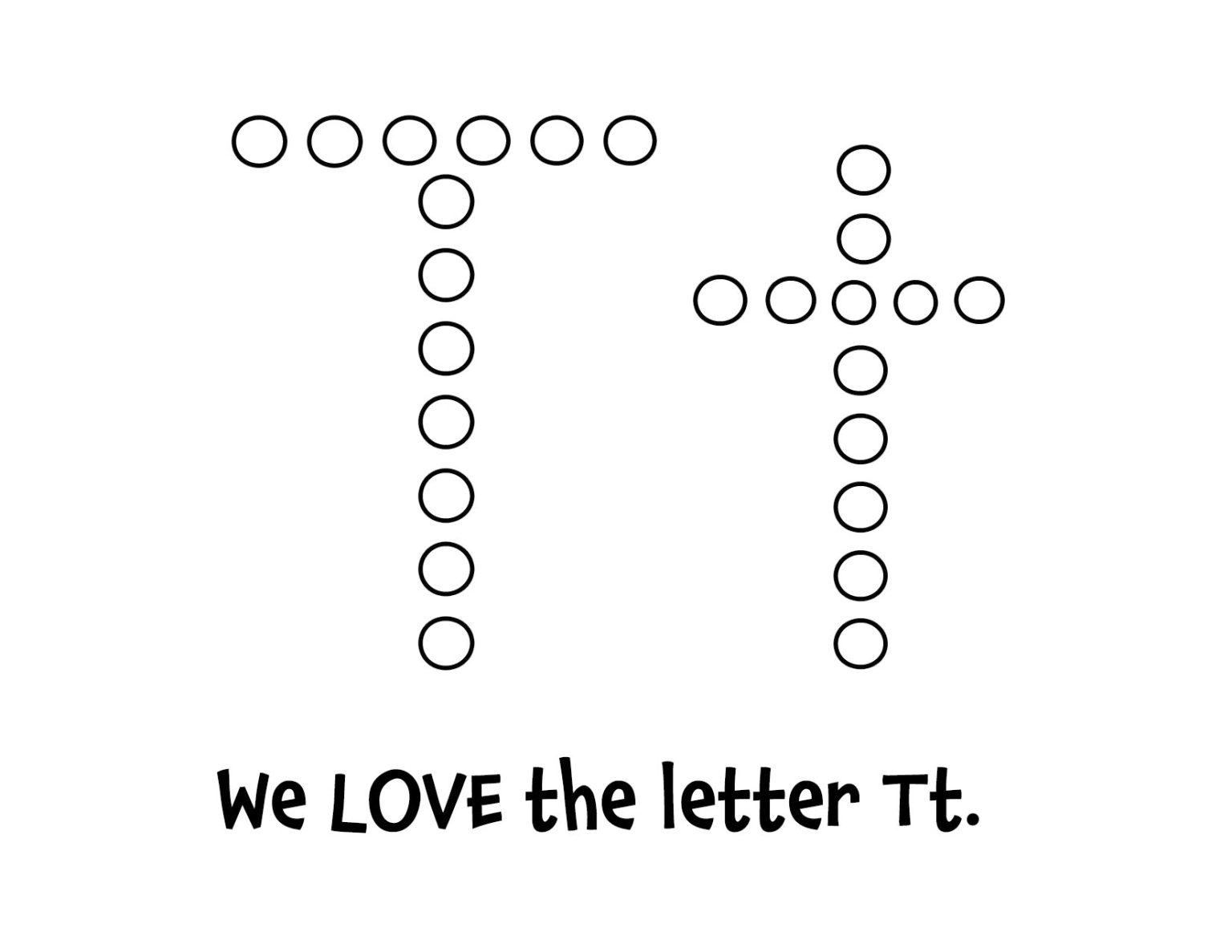 Free Q-Tip Painting Letter Templates! ⋆ The Hollydog Blog