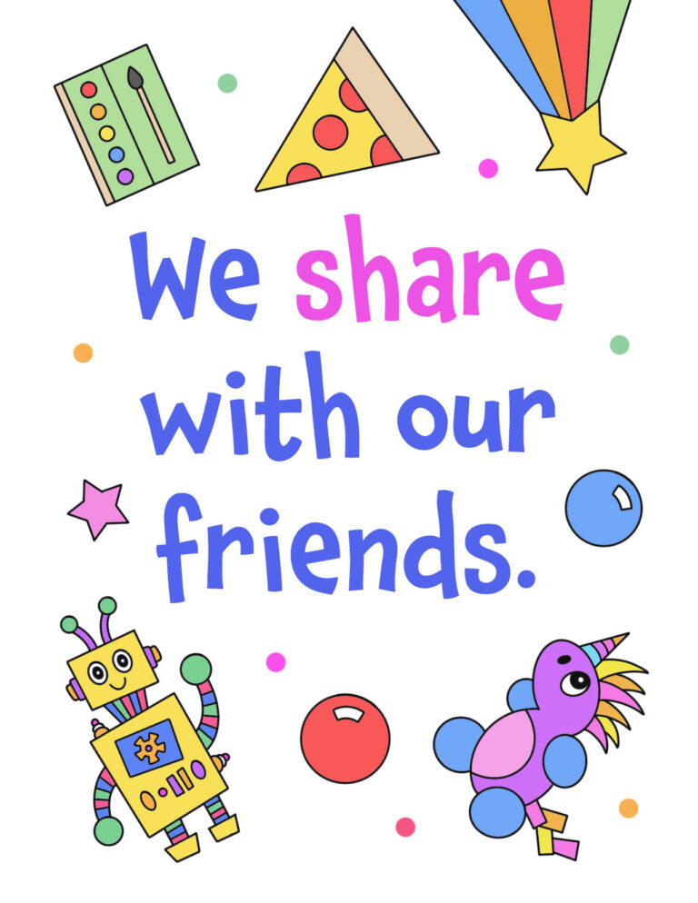 Free Printable Preschool Posters for the Classroom! ⋆ The Hollydog Blog