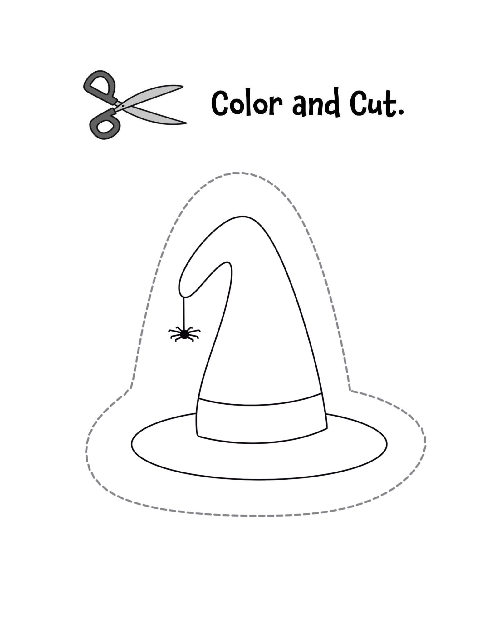 Free Halloween Cutting Practice Worksheets! ⋆ The Hollydog Blog