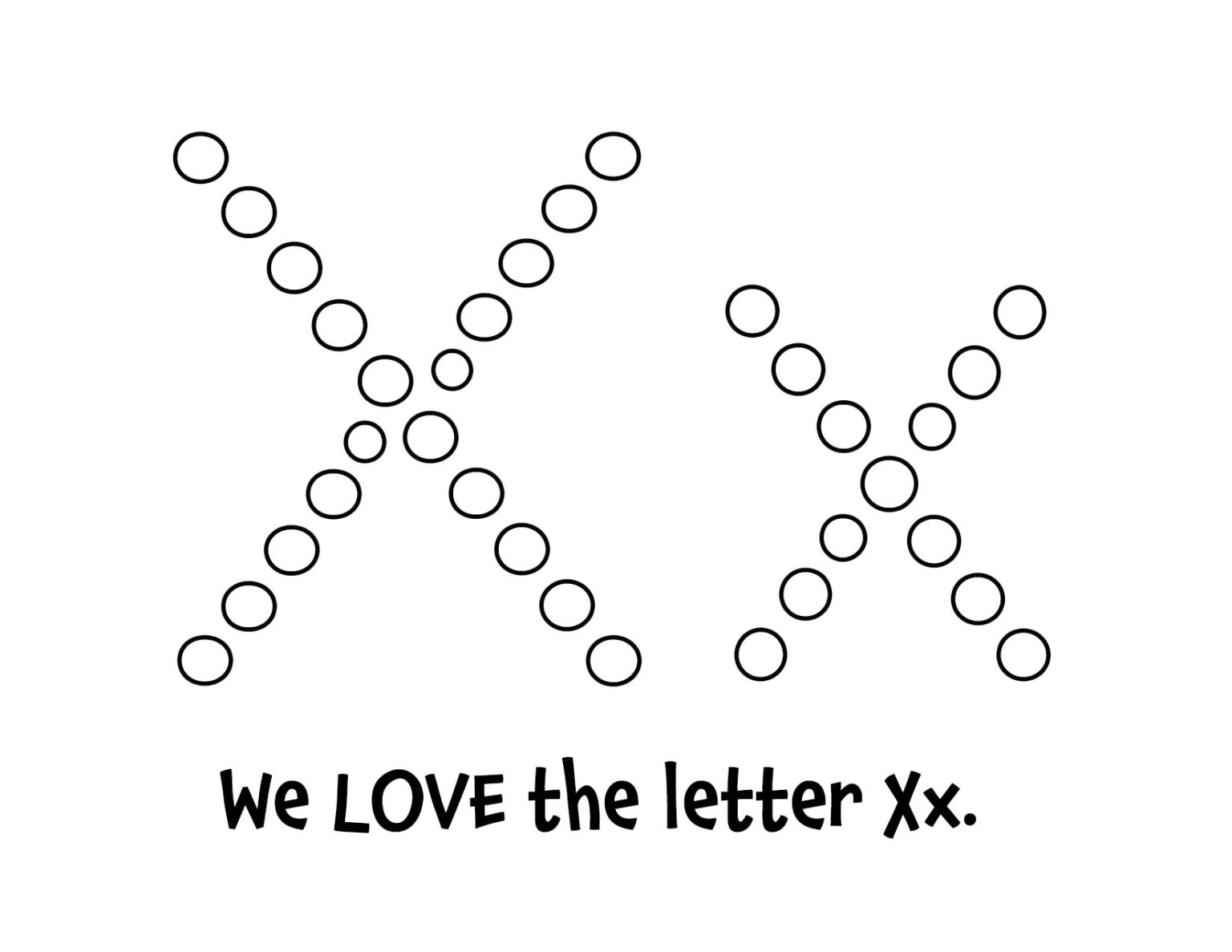 Free Q-Tip Painting Letter Templates! ⋆ The Hollydog Blog