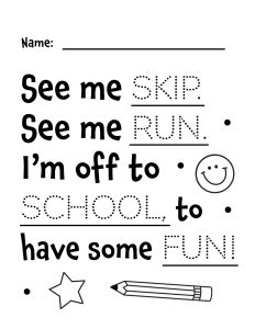 Cute Back-to-School Craft & Printables for Preschool! ⋆ The Hollydog Blog