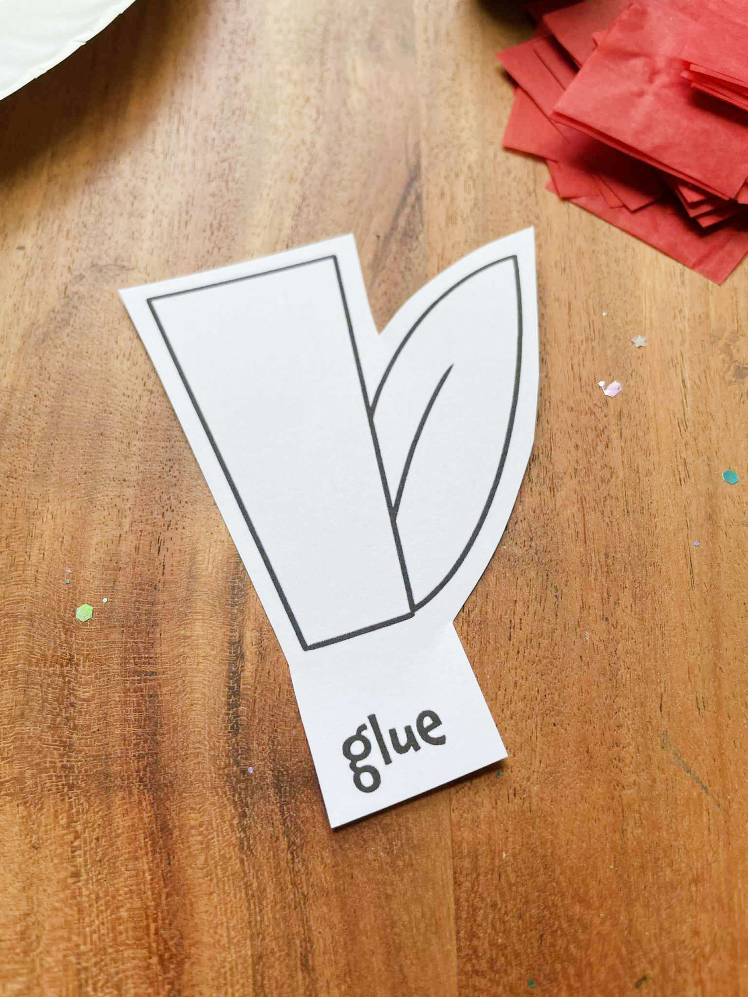 Simple Apple Craft for Preschool! ⋆ The Hollydog Blog